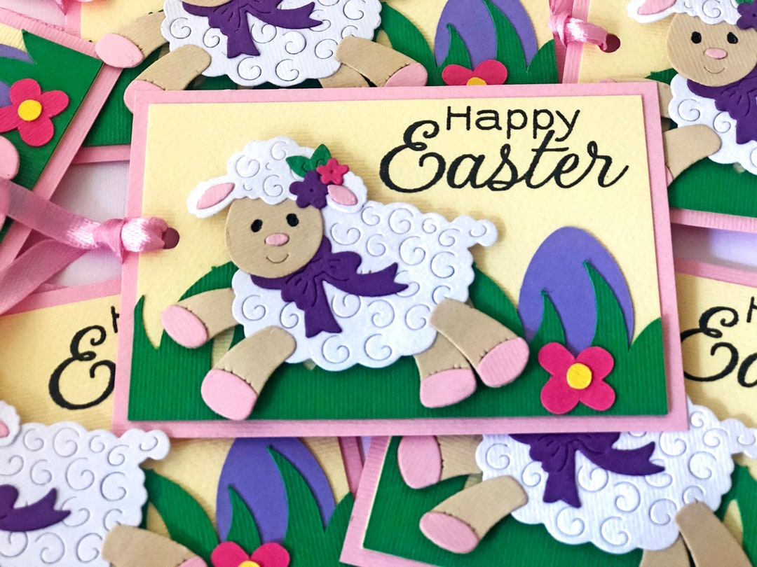 Easter Tags, Happy Easter Gift Tags, Kids Classroom Favor Tags, Treat ...