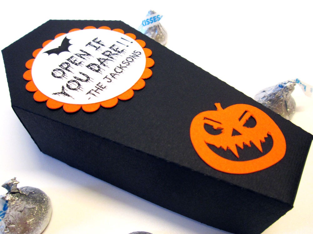 10 Halloween Treat Boxes Halloween Coffin Box Halloween - Etsy