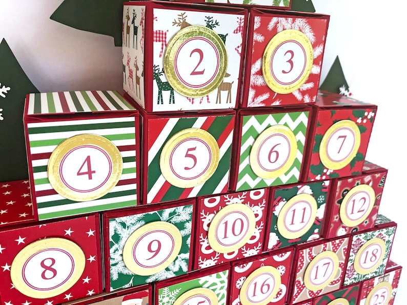 Christmas Advent Calendar Countdown Calendar Christmas - Etsy