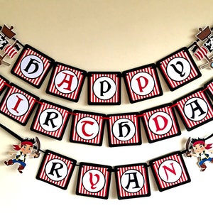 Pirate Banner, Pirate Birthday Banner, Pirate Party Decor, Pirate ...
