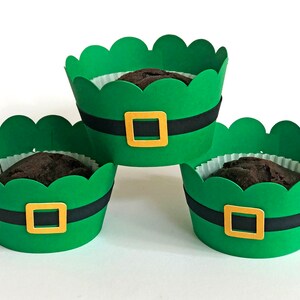 St Patricks Day Cupcake Wrappers, St Patrick's Day Cupcake Liners ...