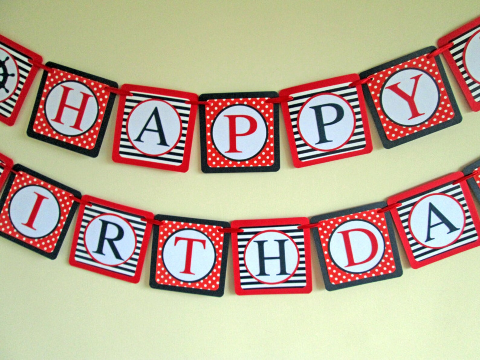 Nautical Banner Nautical Birthday Banner Nautical Party - Etsy