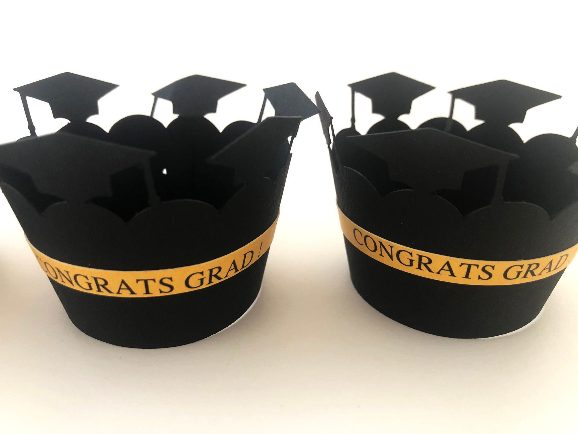 Graduation Cupcake Wrappers, Cupcake Liners, High School, College ...