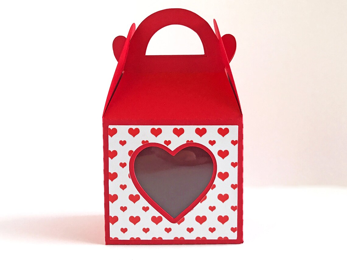 Valentine Treat Box, Favor Box, Valentines Day Gift Box, Candy Box ...