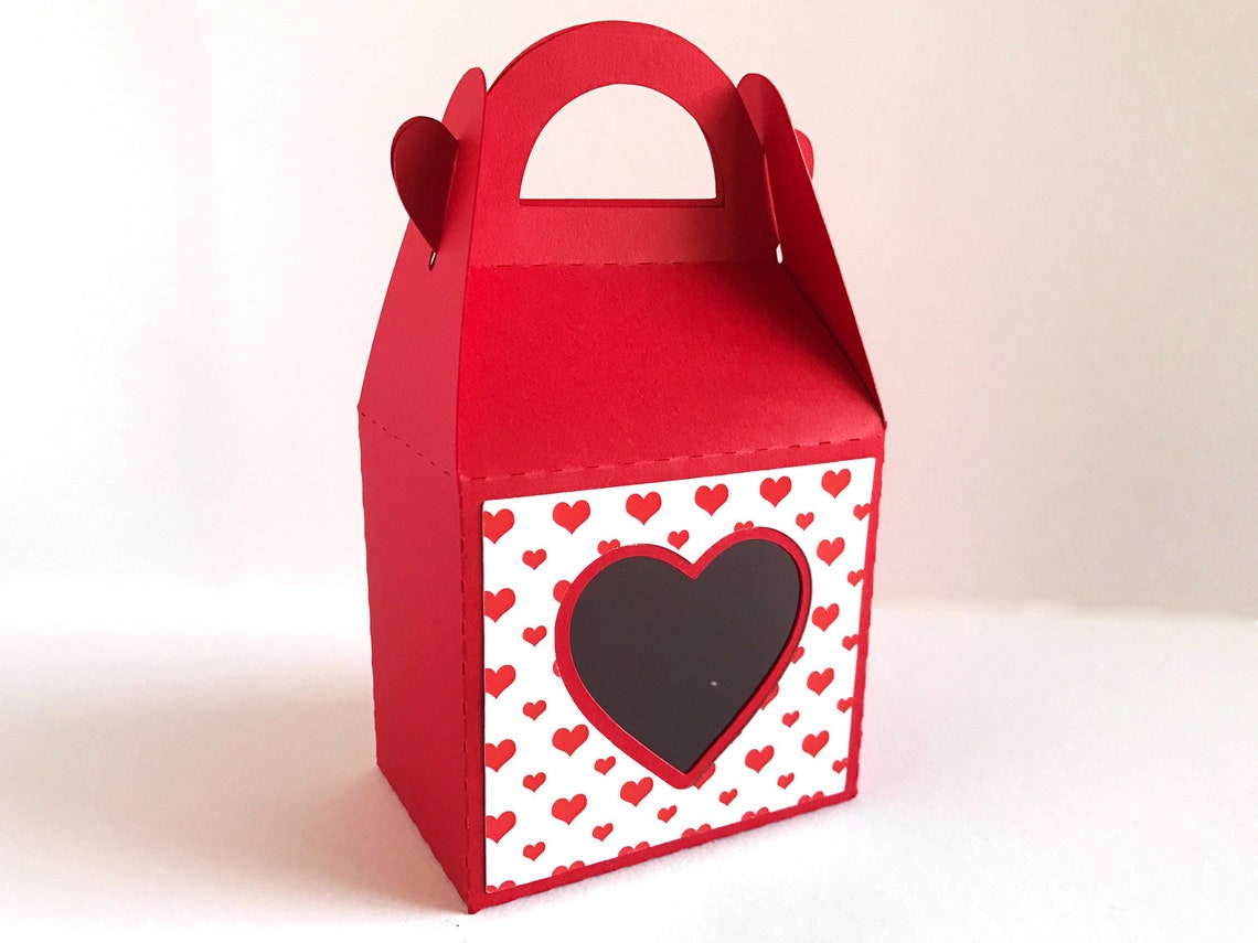 Valentine Treat Box Favor Box Valentines Day Gift Box Candy - Etsy