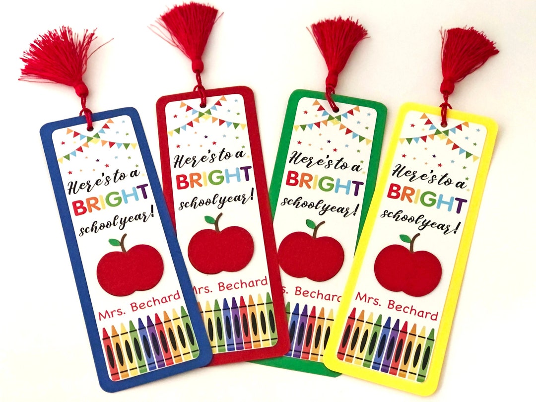 Back to School Bookmarks, First Day of School Gifts, Supplies ...