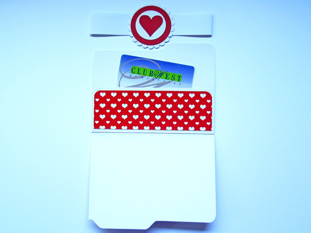 Hearts Valentines Day Gift Card Holders Valentine Gift Card | Etsy