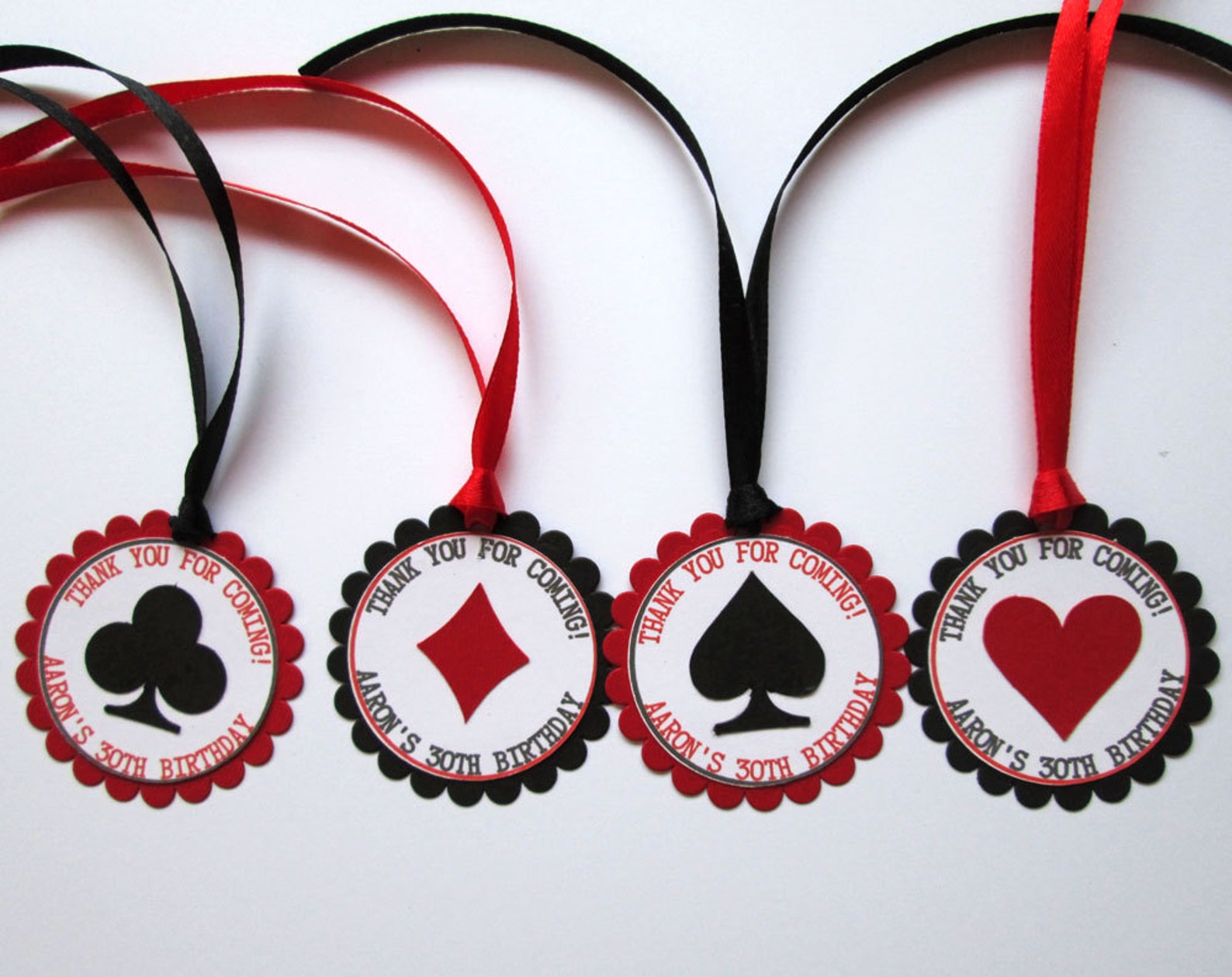 Casino Party Decor Casino Gift Tags Casino Birthday Casino | Etsy