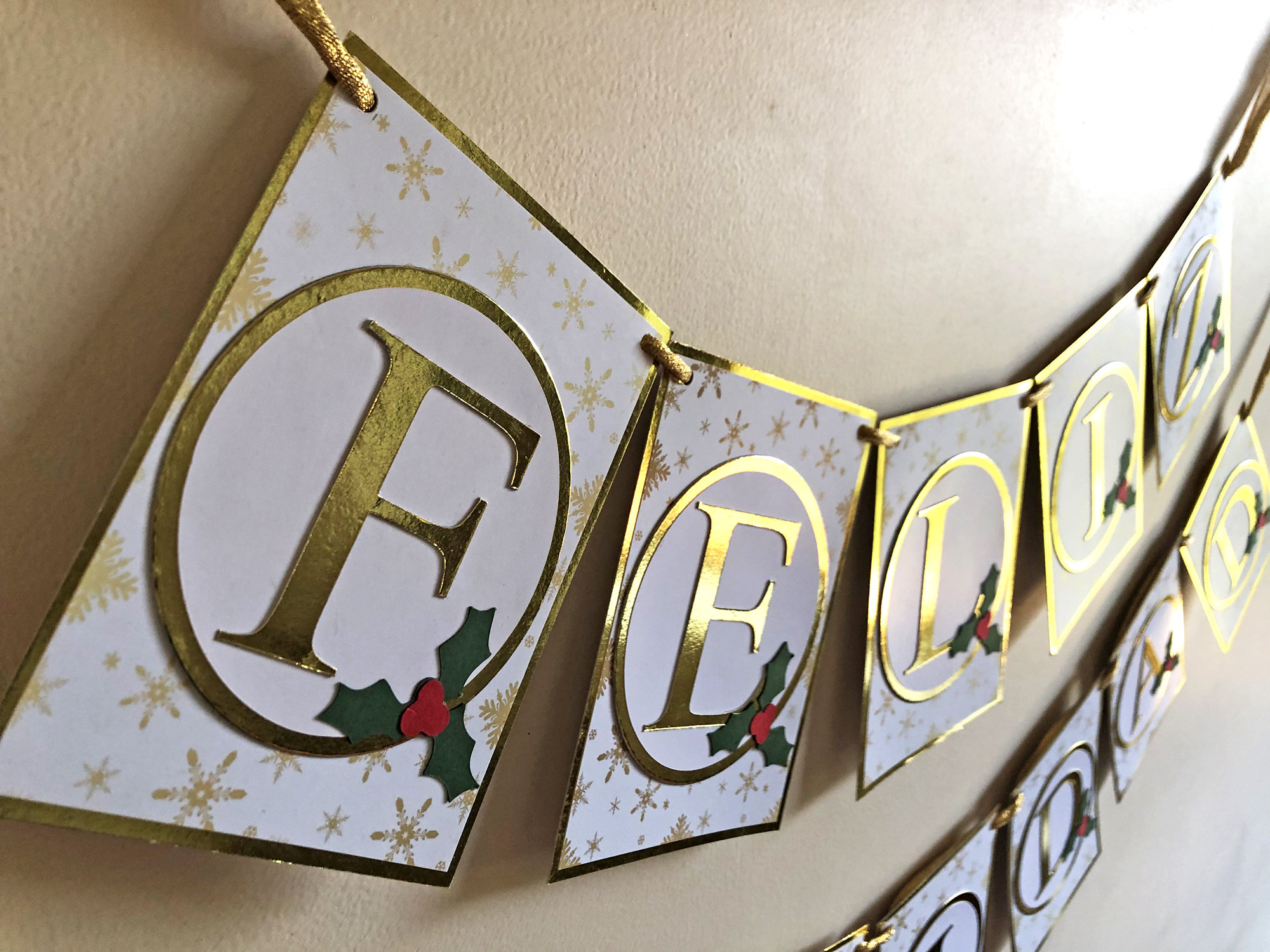 Feliz Navidad Banner Merry Christmas Decoration Sign Photo | Etsy