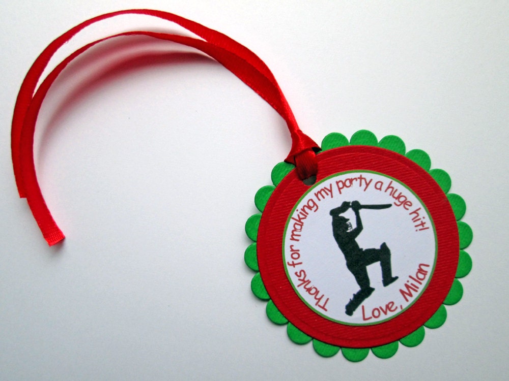 20 Personalized Cricket Gift Tags Cricket Birthday Cricket | Etsy