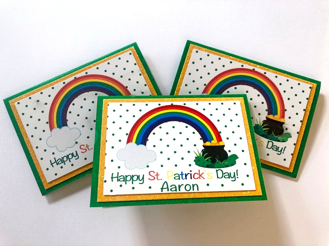 St. Patrick's Day Treat Bag Toppers, St. Pattys Day Party, School Kids ...