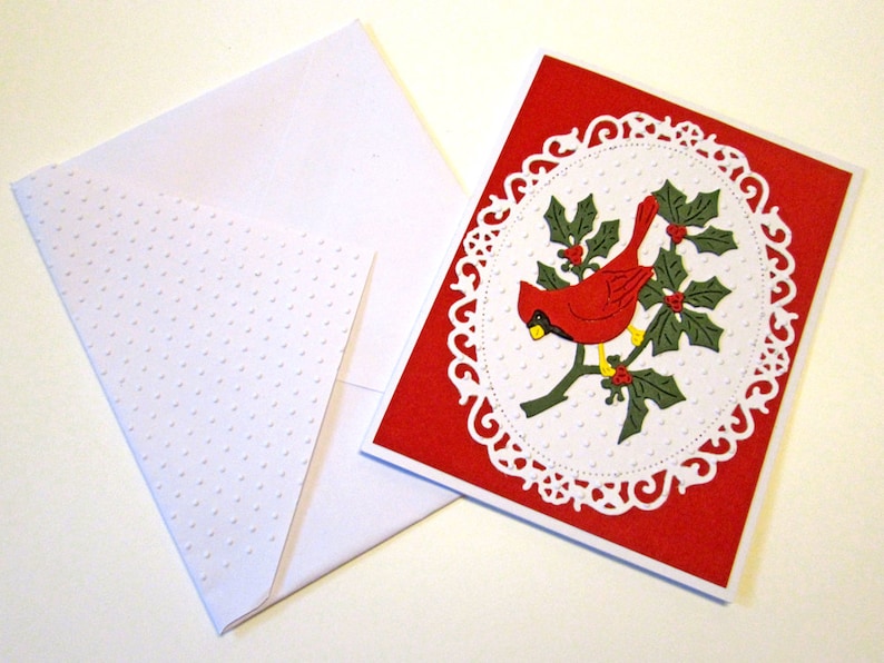 Cardinal Christmas Cards Bird Holiday Cards Boxed Christmas - Etsy