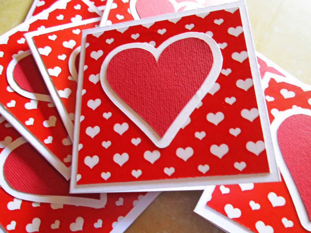Valentines Day Cards, Valentine Mini Cards, Valentine's Day Cards Mini ...
