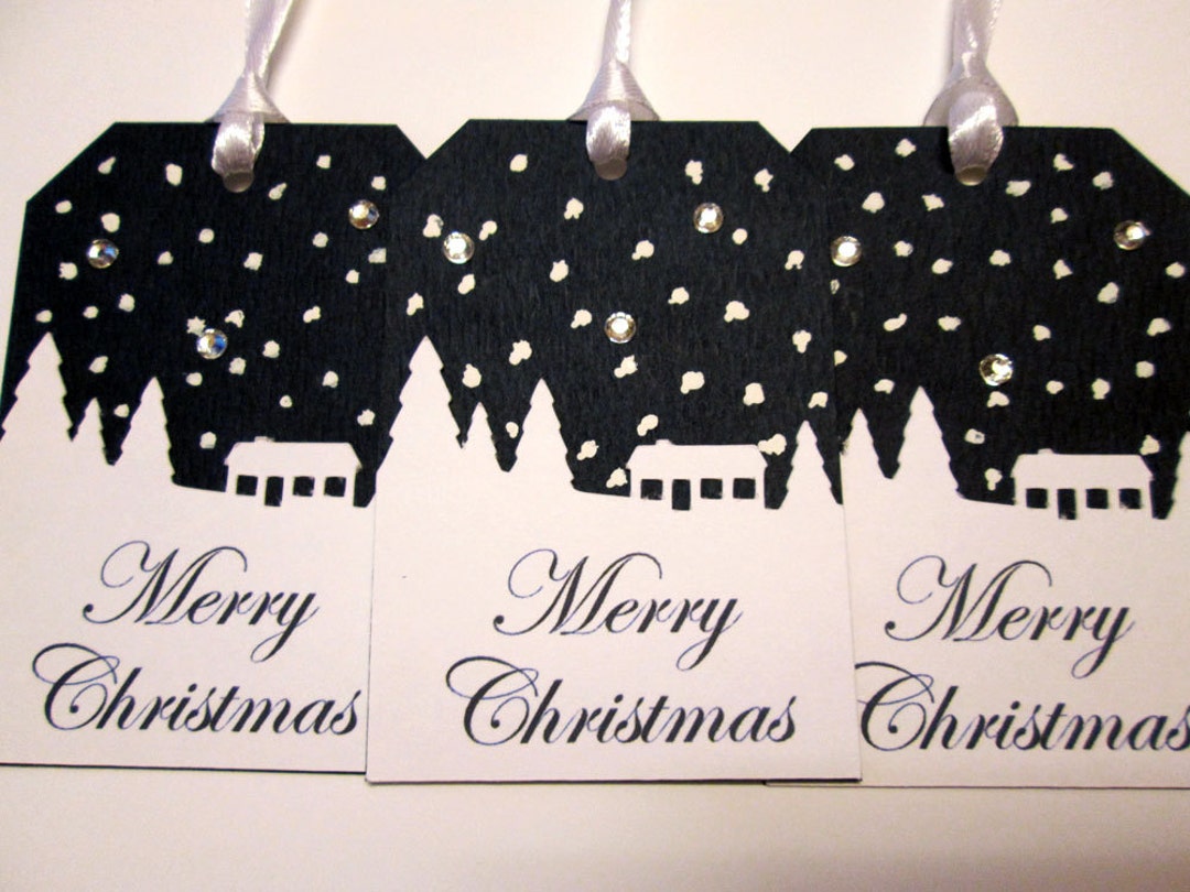 Snow Christmas Gift Tags - Christmas Tags - Holiday Gift Tags ...