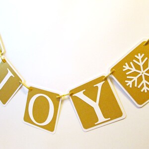 Joy Banner, Merry Christmas Banner, Joy Garland, Christmas Decoration ...