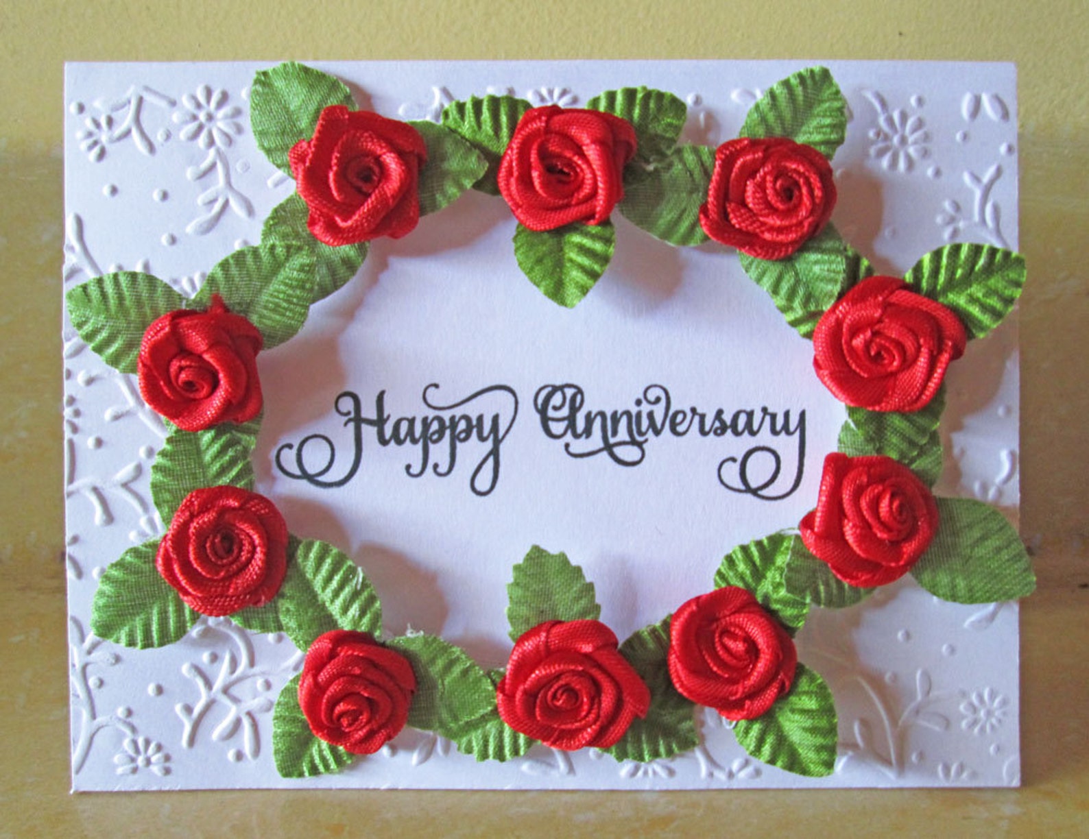 Wedding Anniversary Card Silver Wedding Anniversary Card Etsy