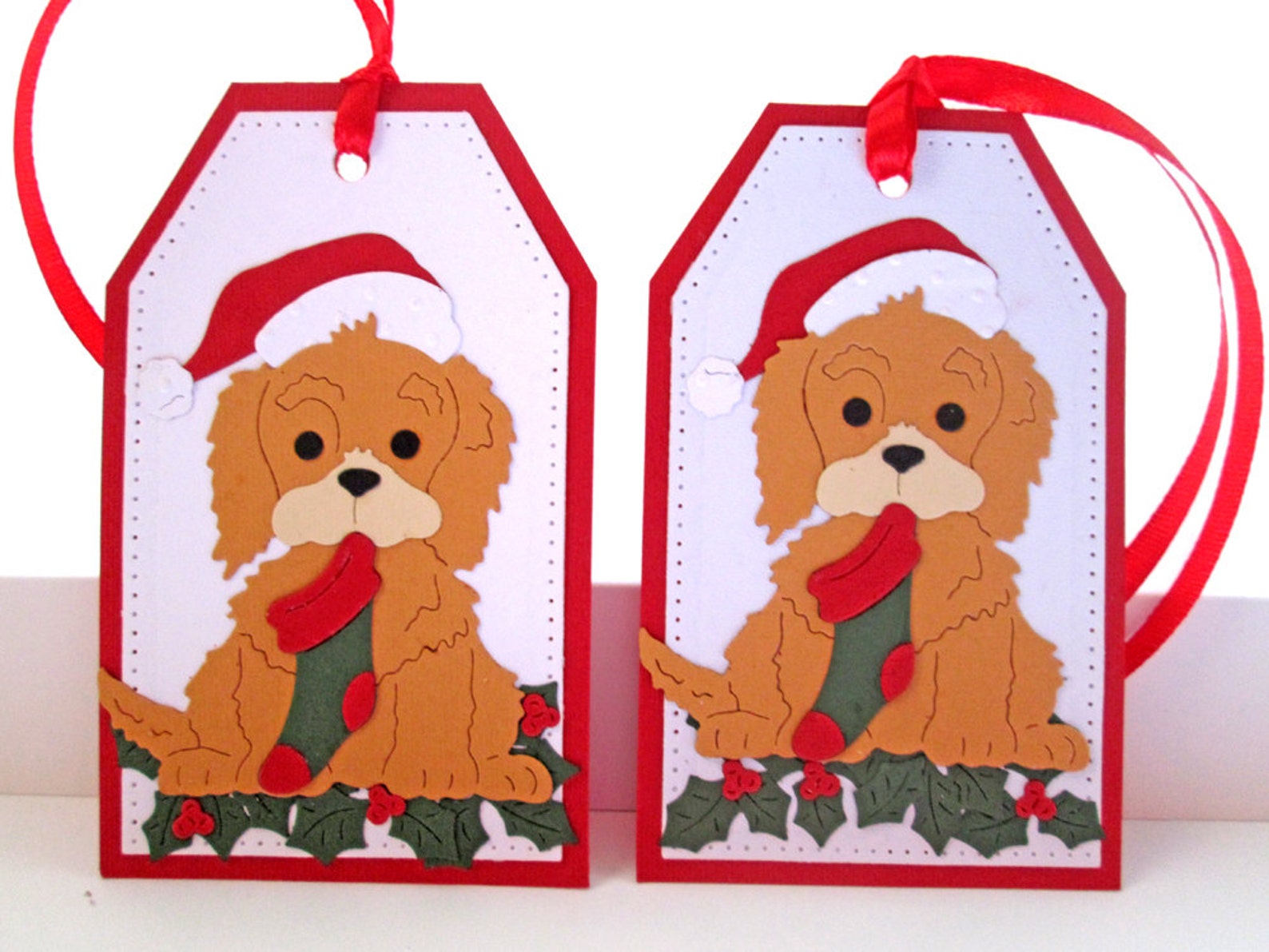 Dog Christmas Gift Tags Christmas Tags Holiday Gift Tags - Etsy