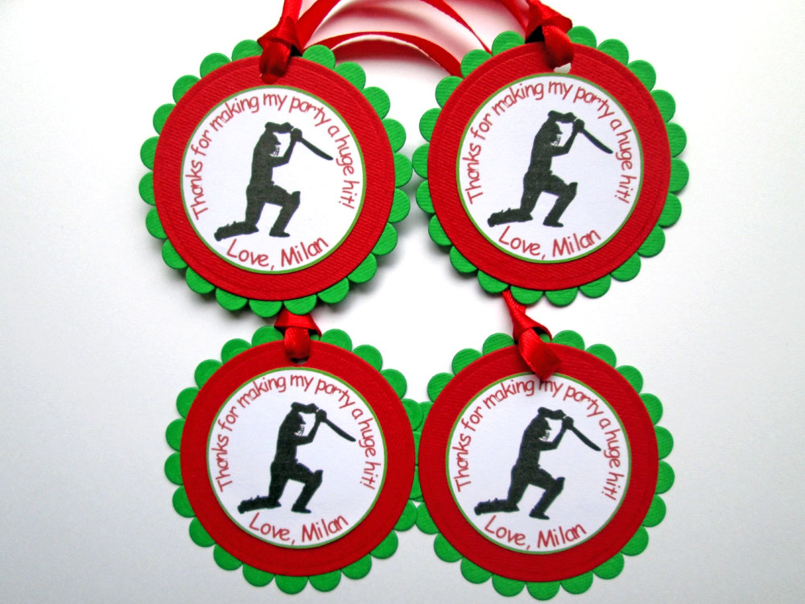 Buy 20 Personalized Cricket Gift Tags Cricket Birthday Cricket Online ...