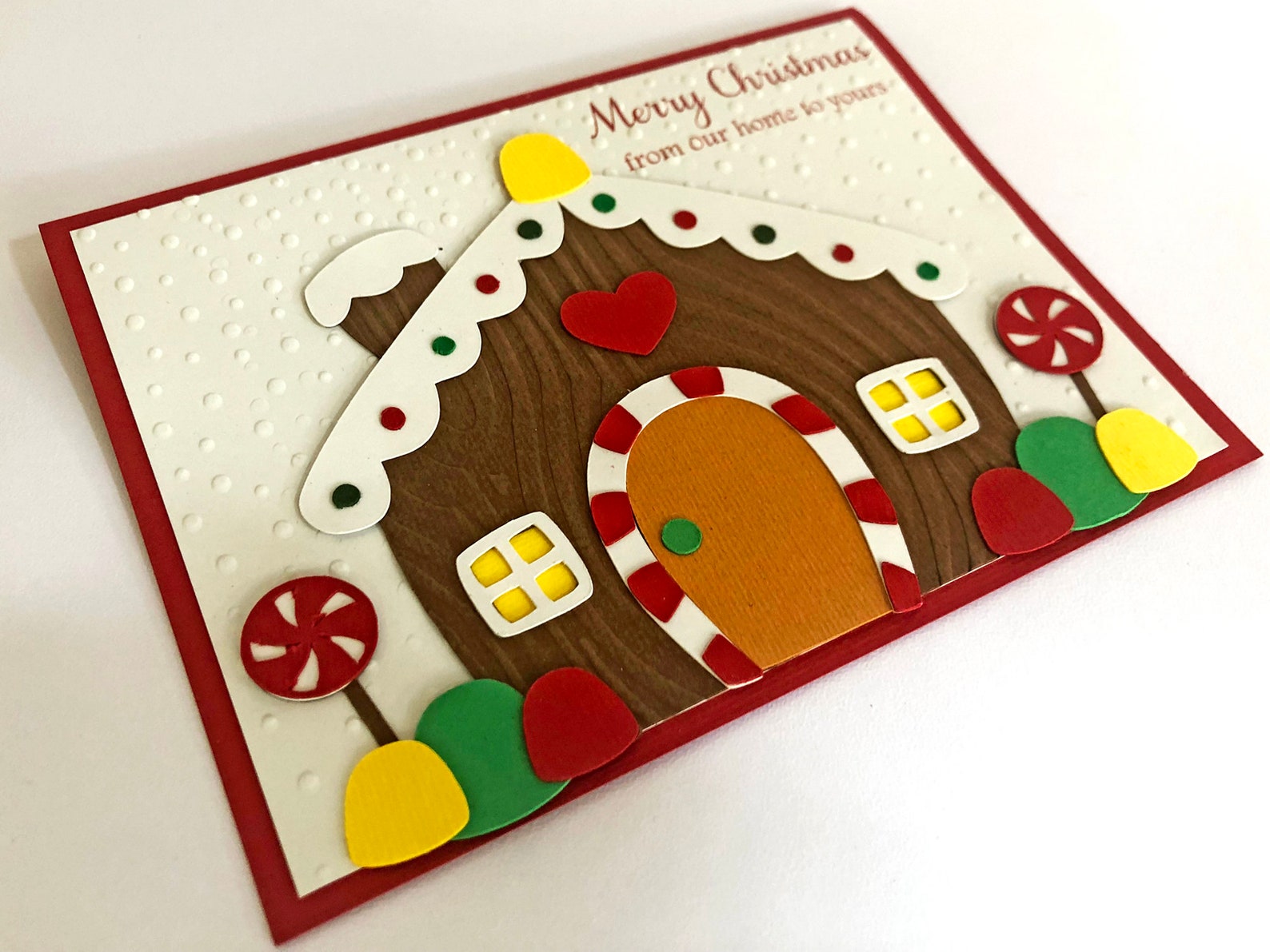 Gingerbread House Christmas Cards Holiday Cards Merry - Etsy
