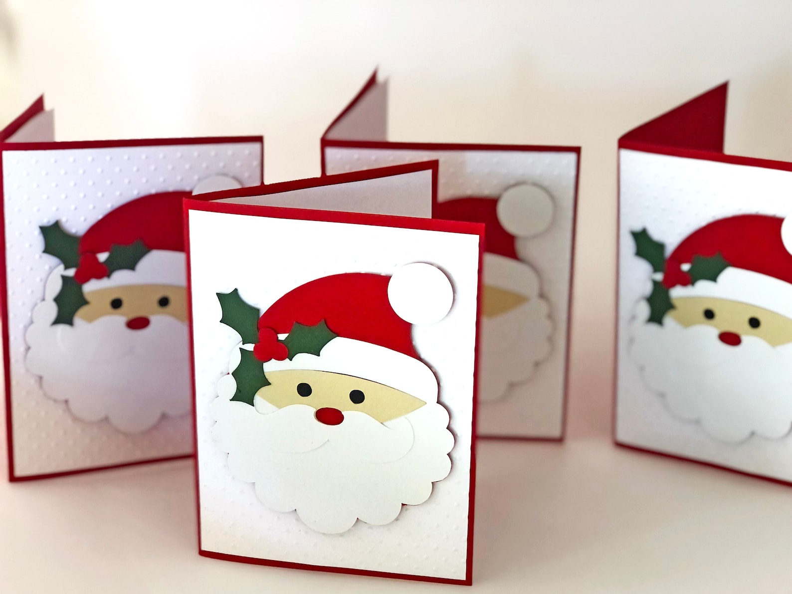 Santa Christmas Cards Holiday Cards Boxed Christmas Card - Etsy
