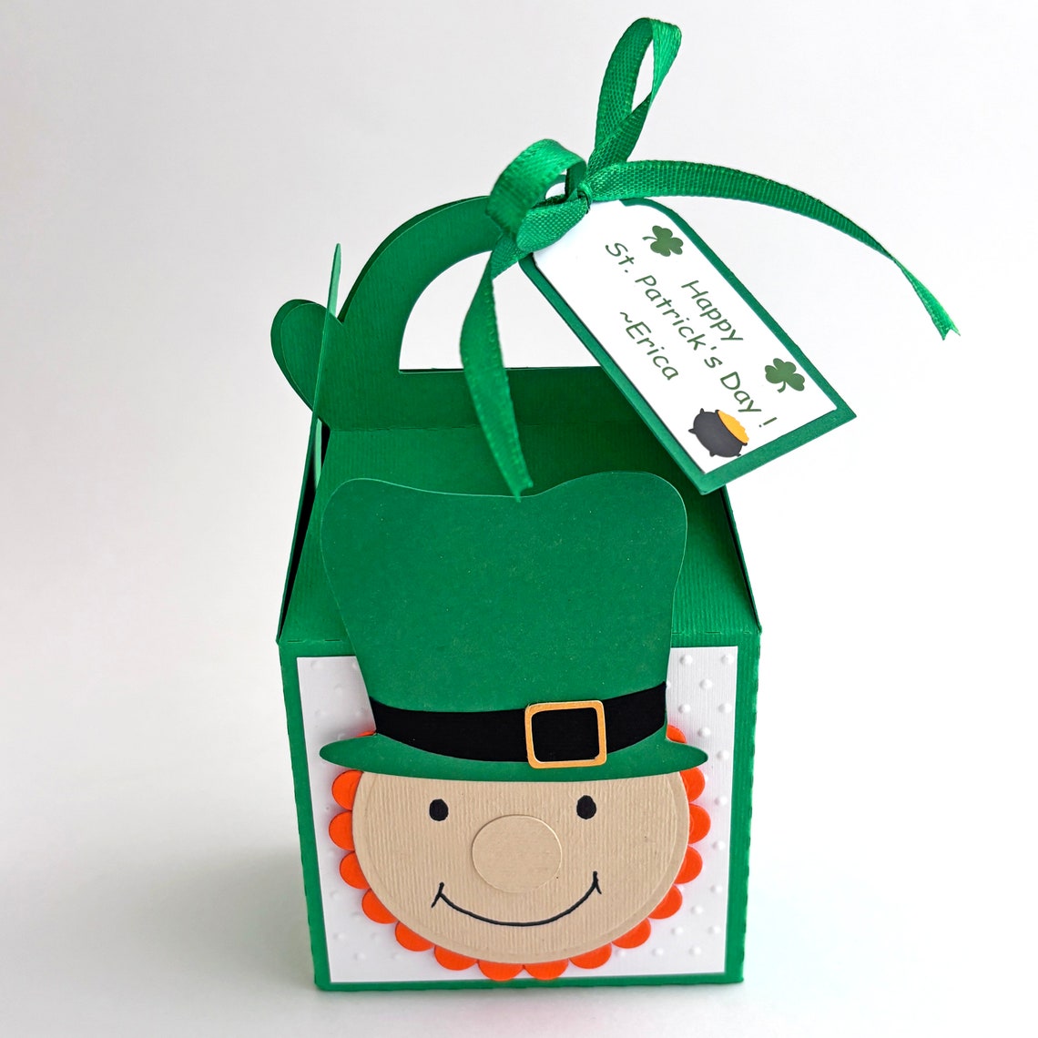 St. Patrick's Day Treat Bags, St Pattys Day Favor Box, St Patricks ...