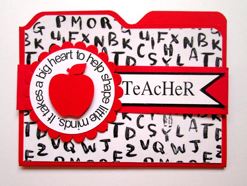 Teacher Gift Card Holders Teacher Appreciation Teacher Thank - Etsy