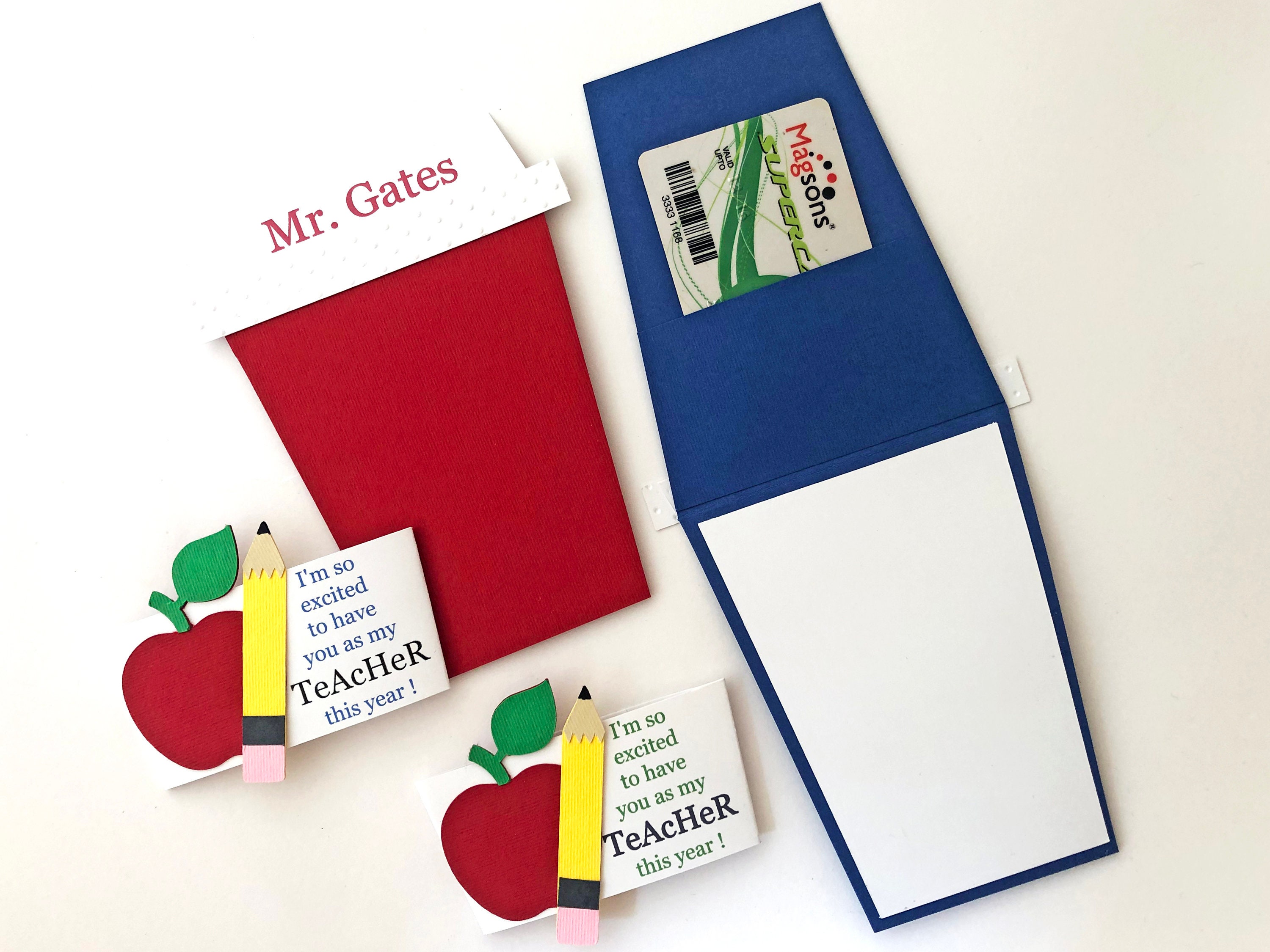 Teacher Coffee Cup Gift Card Holder Teacher Appreciation | Etsy