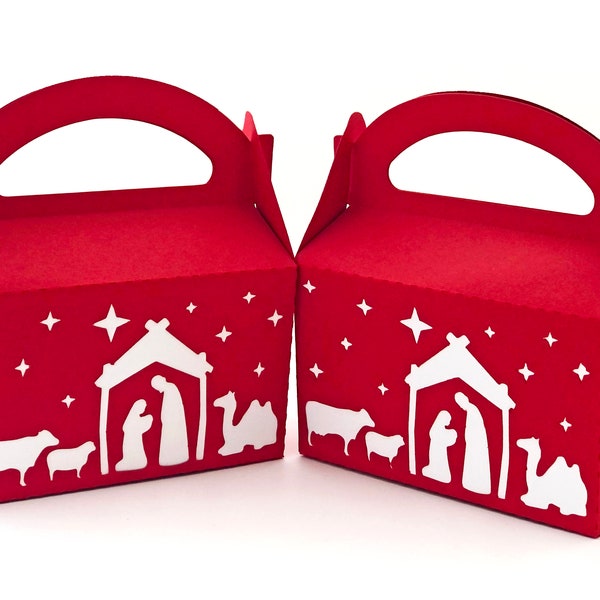 Christmas Favor Box - Etsy