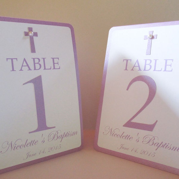 Double Sided Table Number Template - Etsy