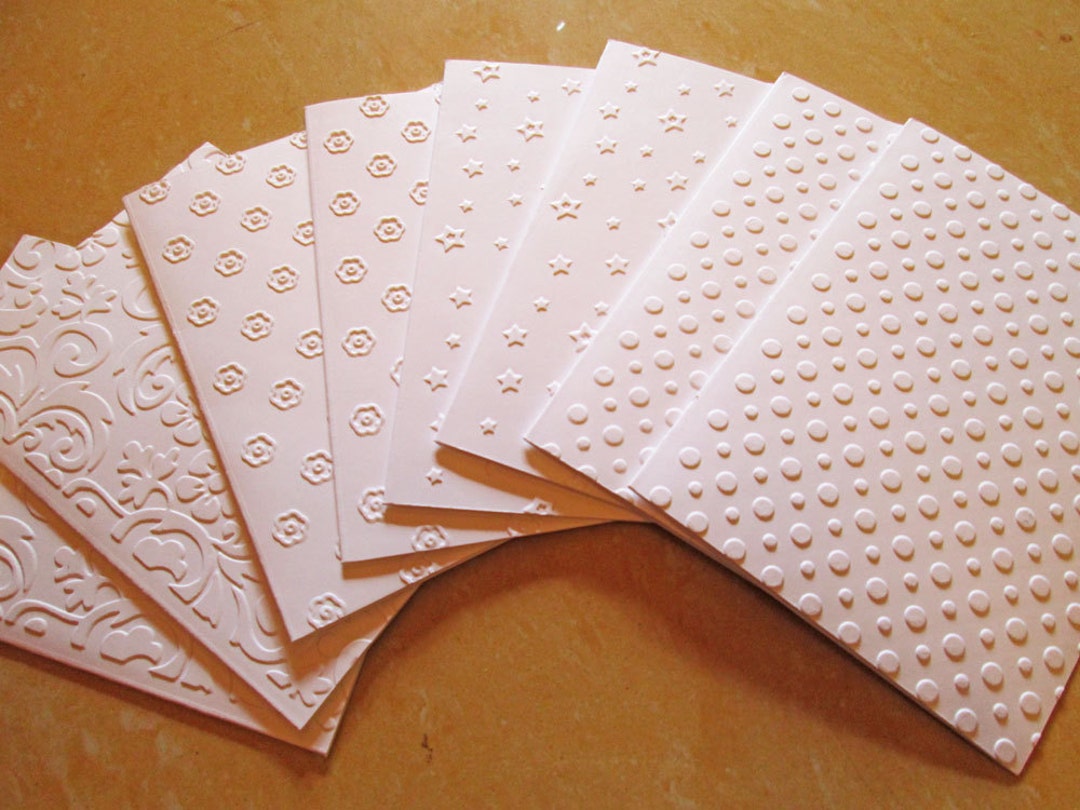 Embossed Handmade Card Set, Blank Notecards, Thank You Cards - Etsy