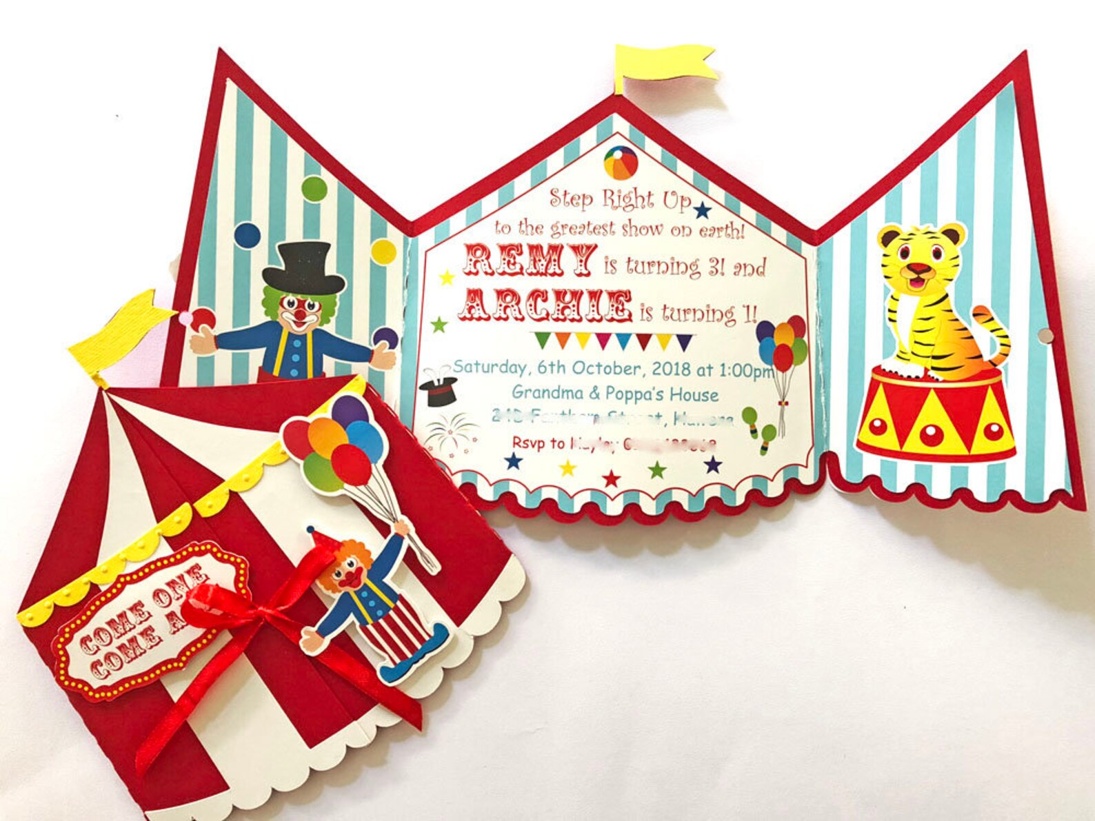 Circus Invitation Carnival Invitation Carnival Theme Party - Etsy
