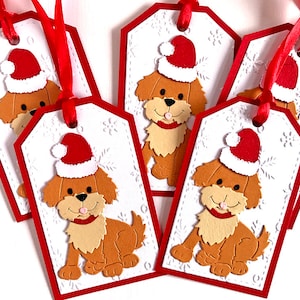Dog Christmas Tags, Christmas Gift Tags, Holiday Tags, Holiday Gift ...