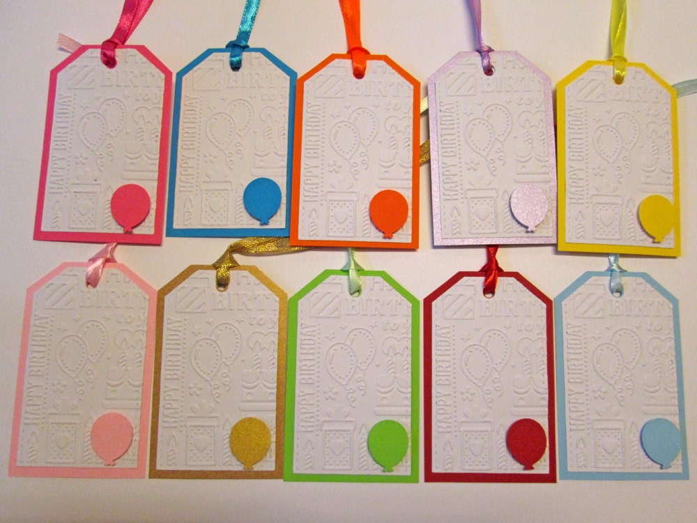 Happy Birthday Gift Tags Happy Birthday Tags Birthday Favor | Etsy