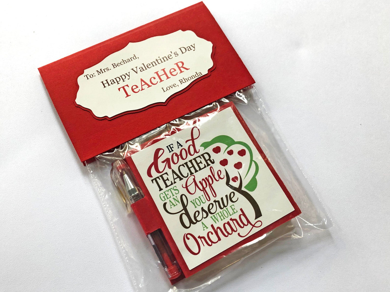 Personalized Valentine's Day Gift for Teacher Teacher - Etsy