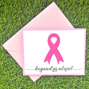 Breast Cancer Thank You Cards, Breast Cancer Awareness Note Cards ...