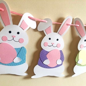 Easter Banner, Spring Banner, Happy Easter Garland, Easter Party ...