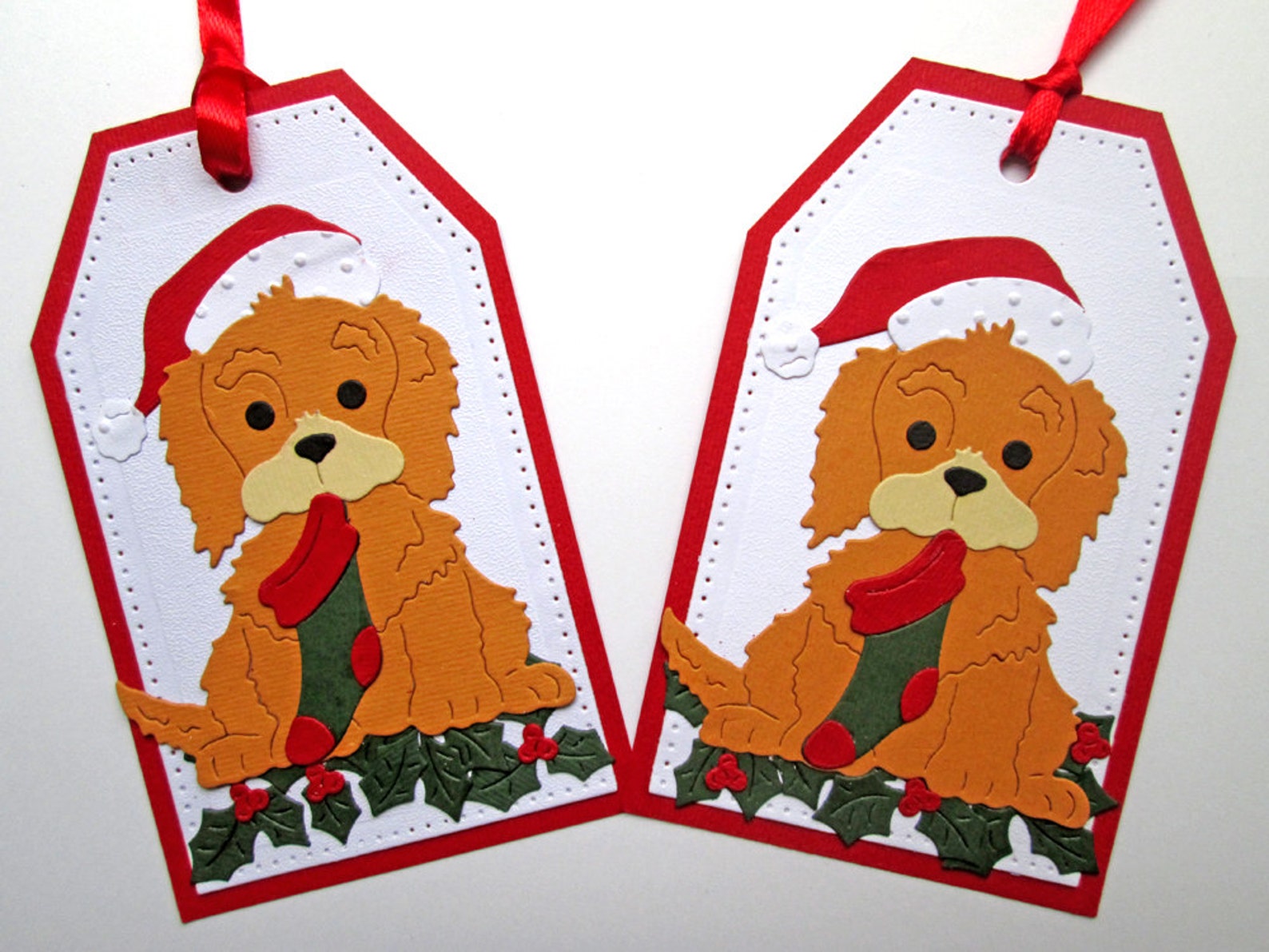 Dog Christmas Gift Tags Christmas Tags Holiday Gift Tags - Etsy