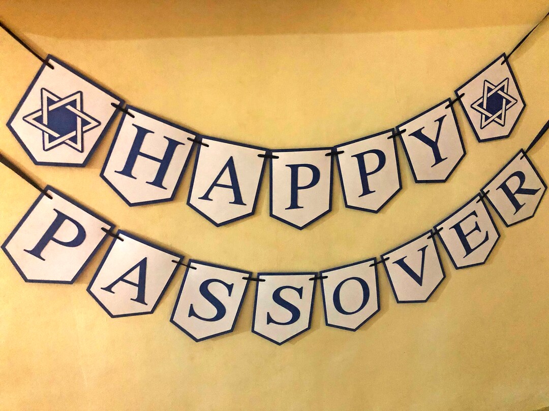 Passover Decorations, Happy Passover Banner, Passover Party Decor ...