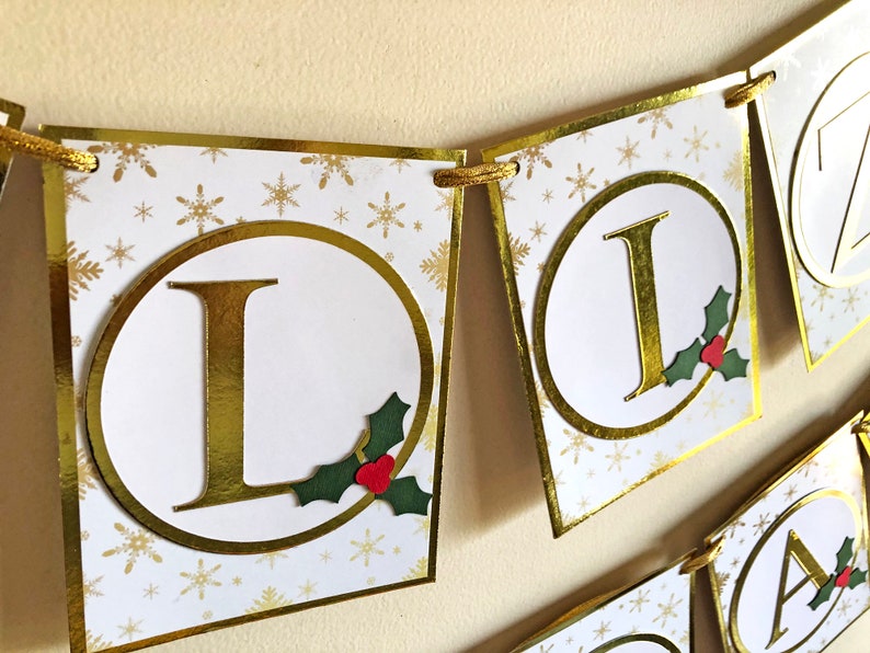 Feliz Navidad Banner Merry Christmas Decoration Sign Photo - Etsy