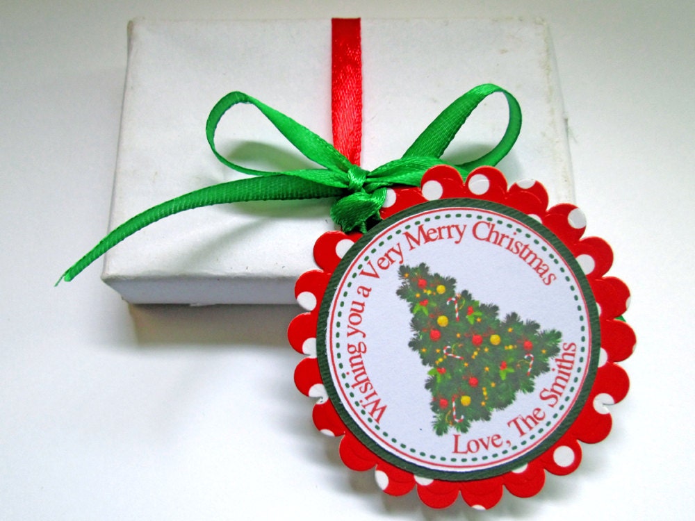 Personalized Christmas Gift Tags Christmas Tags Holiday Gift | Etsy