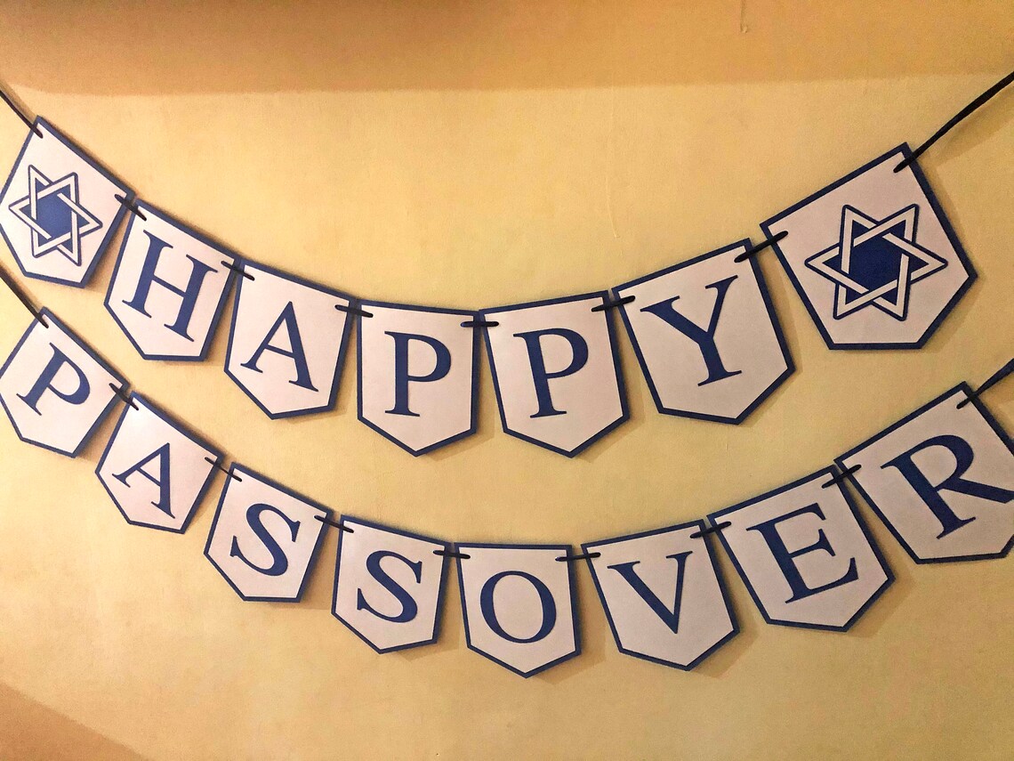 Passover Decorations, Happy Passover Banner, Passover Party Decor ...