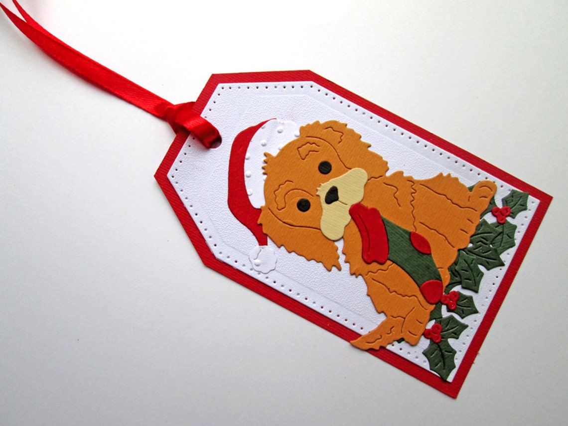 Dog Christmas Gift Tags Christmas Tags Holiday Gift Tags - Etsy