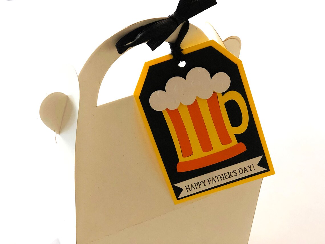 Fathers Day Gift Tags, Happy Father's Day Favor Tags, Best Dad Ever ...