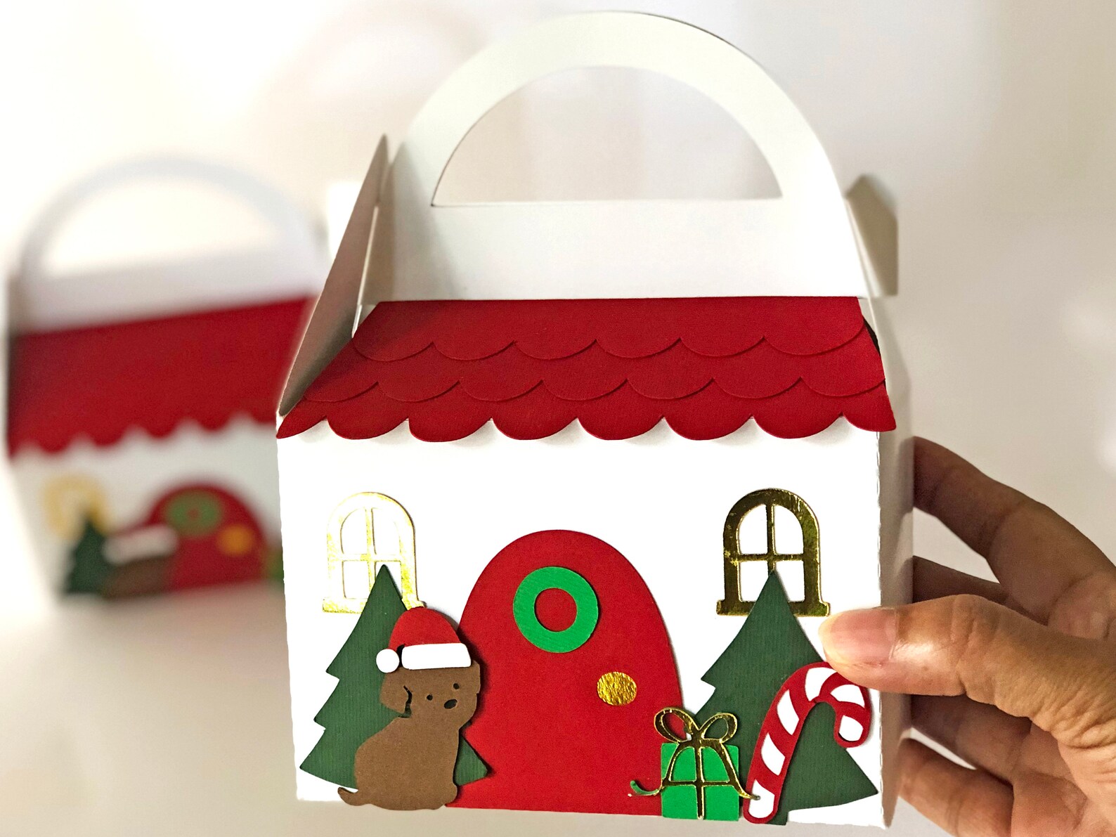 Christmas Gift Boxes Christmas Decoration Eve Box Santa - Etsy