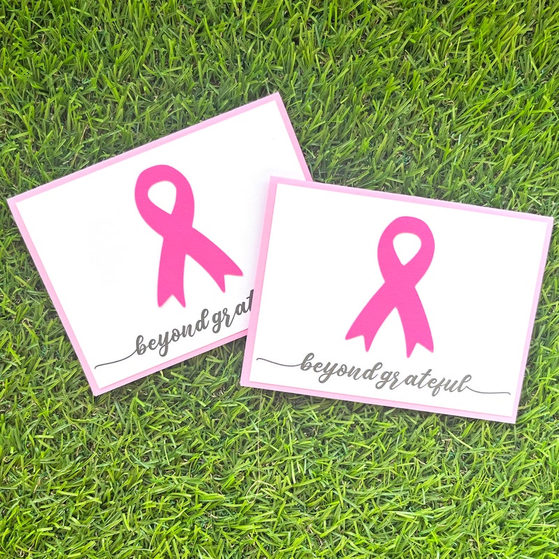 Breast Cancer Thank You Cards - Etsy