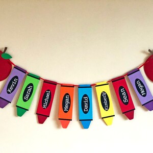 Class Names Banner, Students Names, Classroom Bunting, Teacher ...