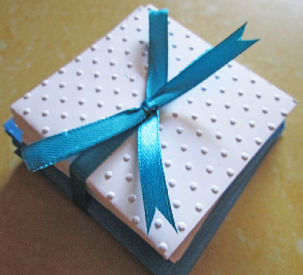 Mini Embossed Cards Set of 10 / Note Card Set/ Thank You | Etsy