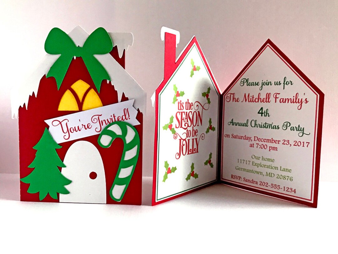 Christmas Invitations, Christmas Party Invitations, Christmas Invites ...