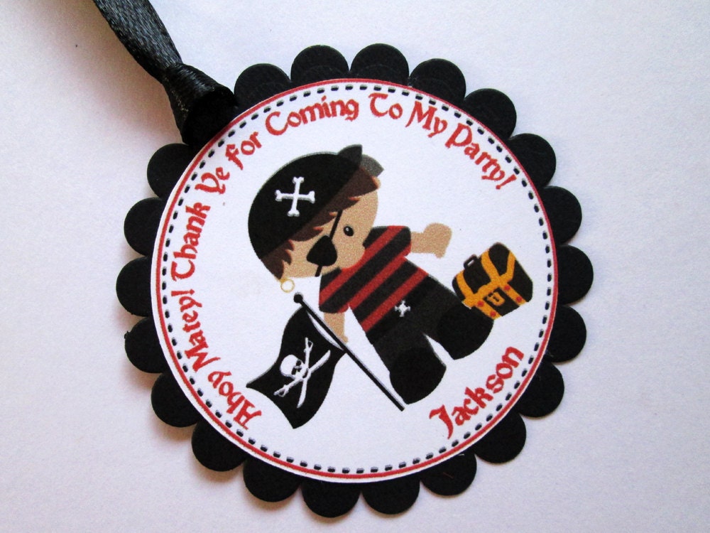 Pirate Party Gift Tags Pirate Gift Tags Pirate Birthday Tags - Etsy ...