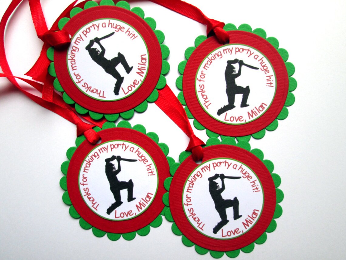 Buy 20 Personalized Cricket Gift Tags Cricket Birthday Cricket Online ...